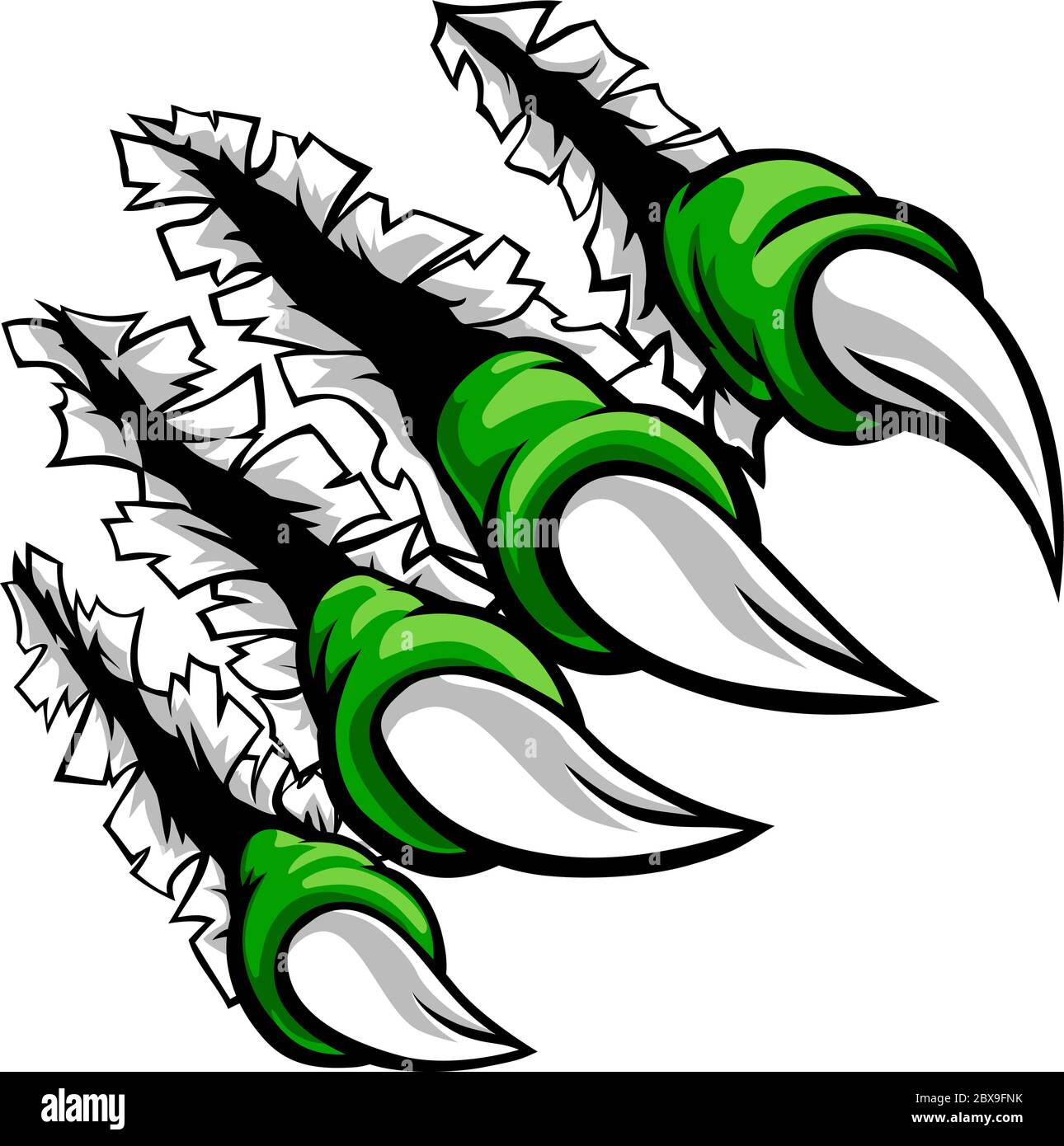 Cat claws cartoon illustration Banque de photographies et d’images à ...