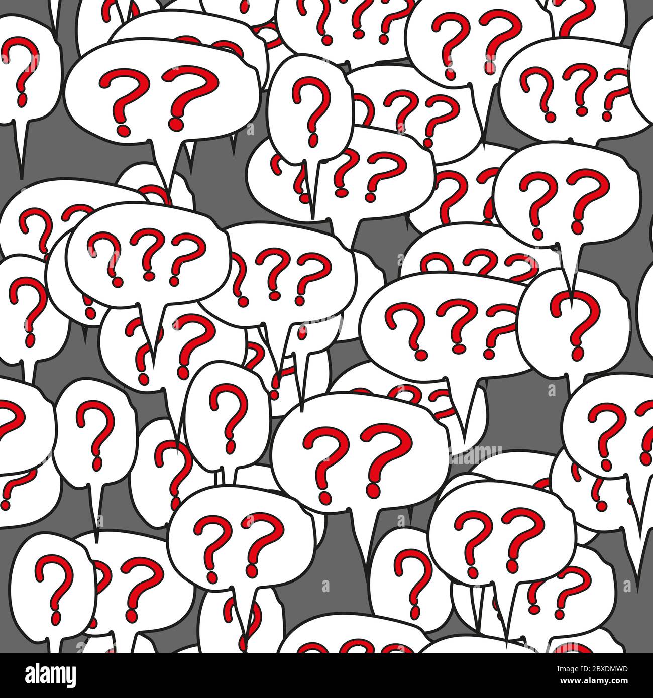 Comic question mark Banque d'images vectorielles - Alamy
