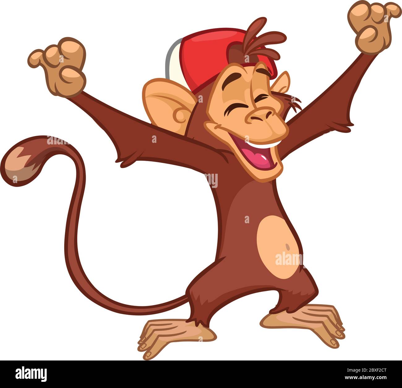 Cartoon monkey Banque d'images vectorielles - Alamy