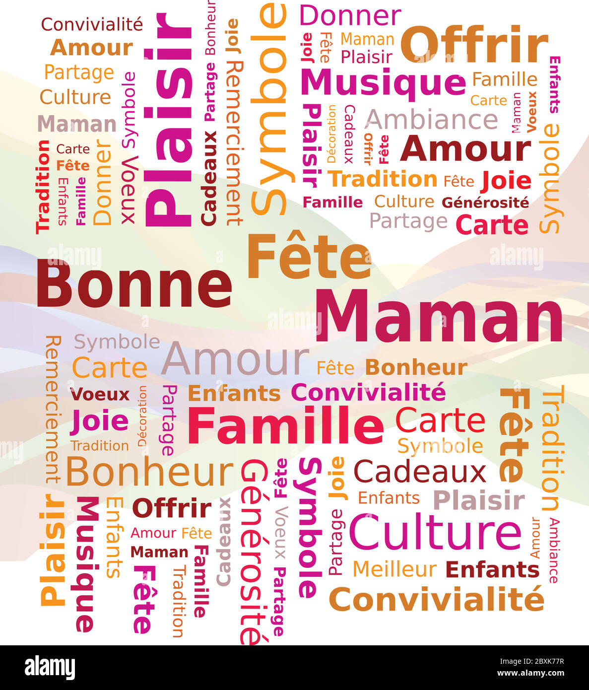 Le mot joie en français Banque de photographies et d’images à haute ...