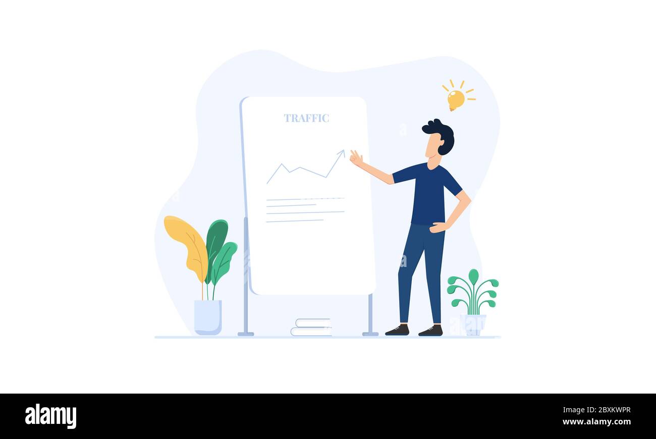 Modèle de graphique vierge Banque d'images détourées - Alamy