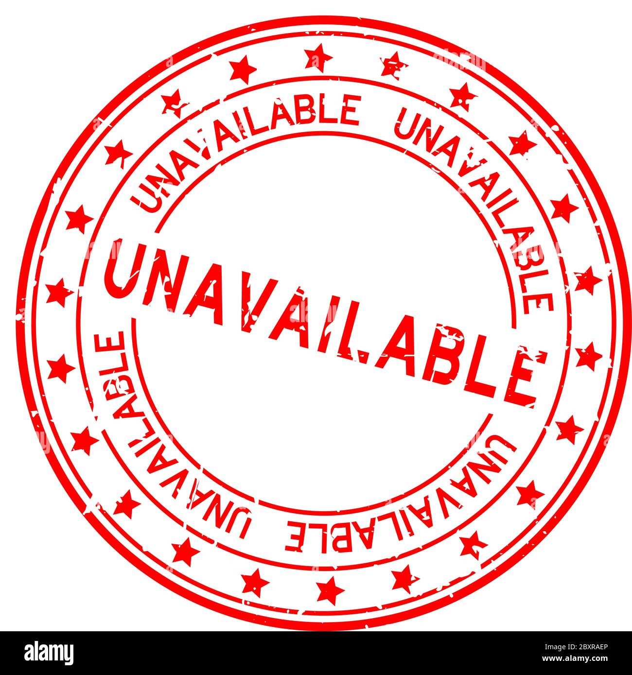Temporairement indisponible Banque d'images vectorielles - Alamy