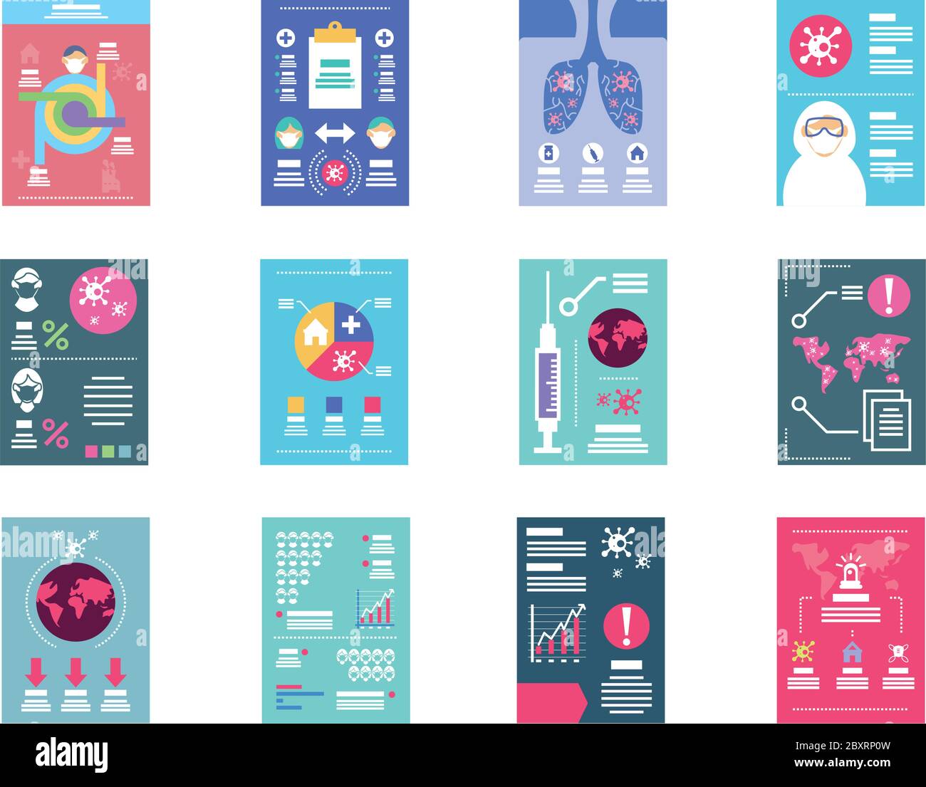ensemble d'icônes infographies de santé dessin vectoriel d'illustration ...