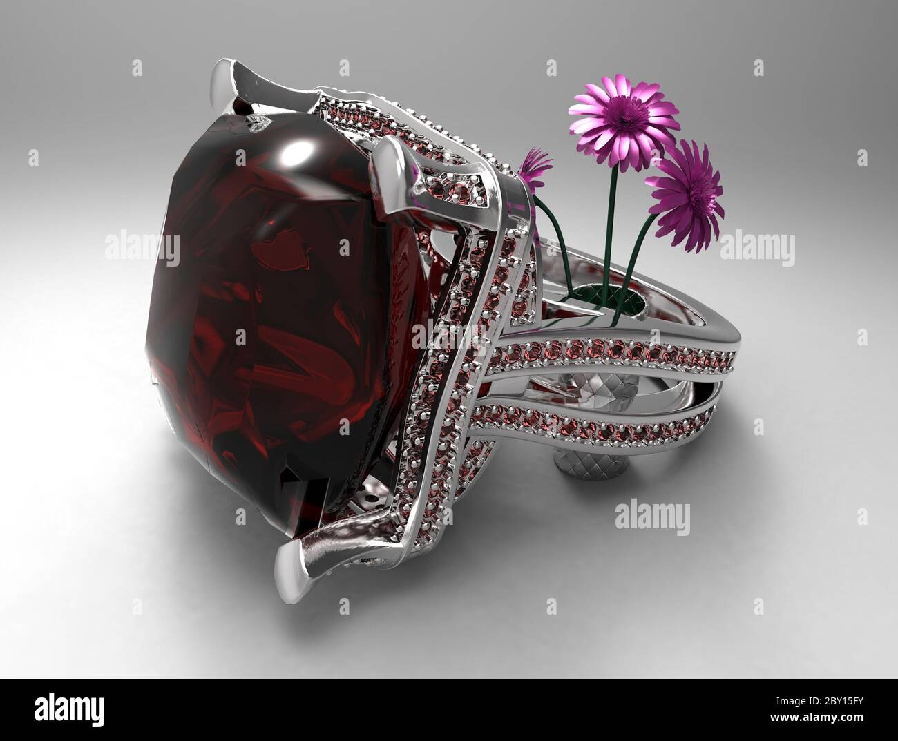 Rubis ring Banque de photographies et d’images à haute résolution - Alamy