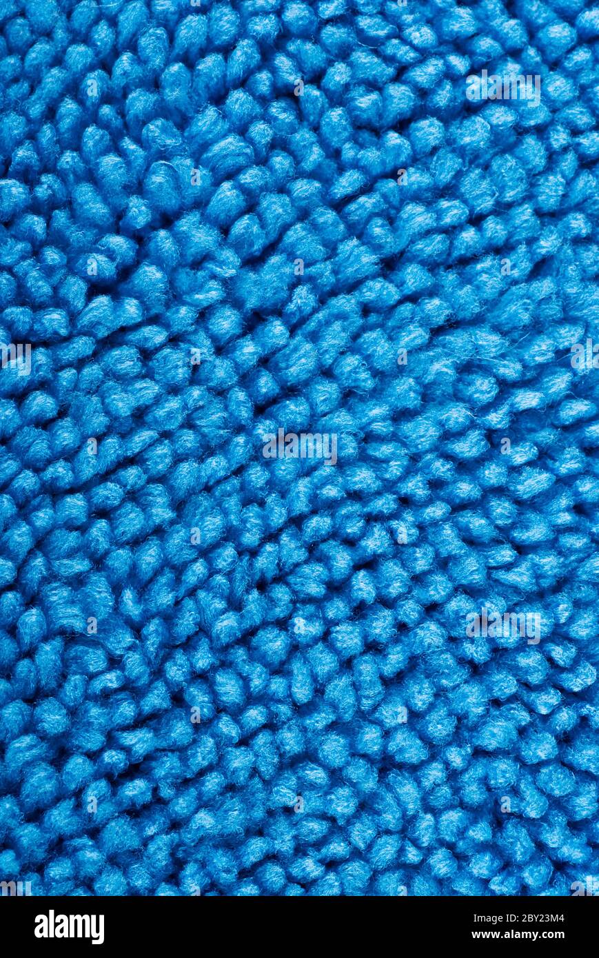 Blue microfiber texture Banque de photographies et d’images à haute ...