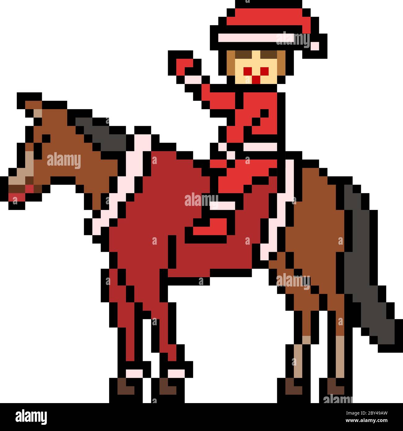 Pixel art cheval Banque de photographies et d’images à haute résolution ...
