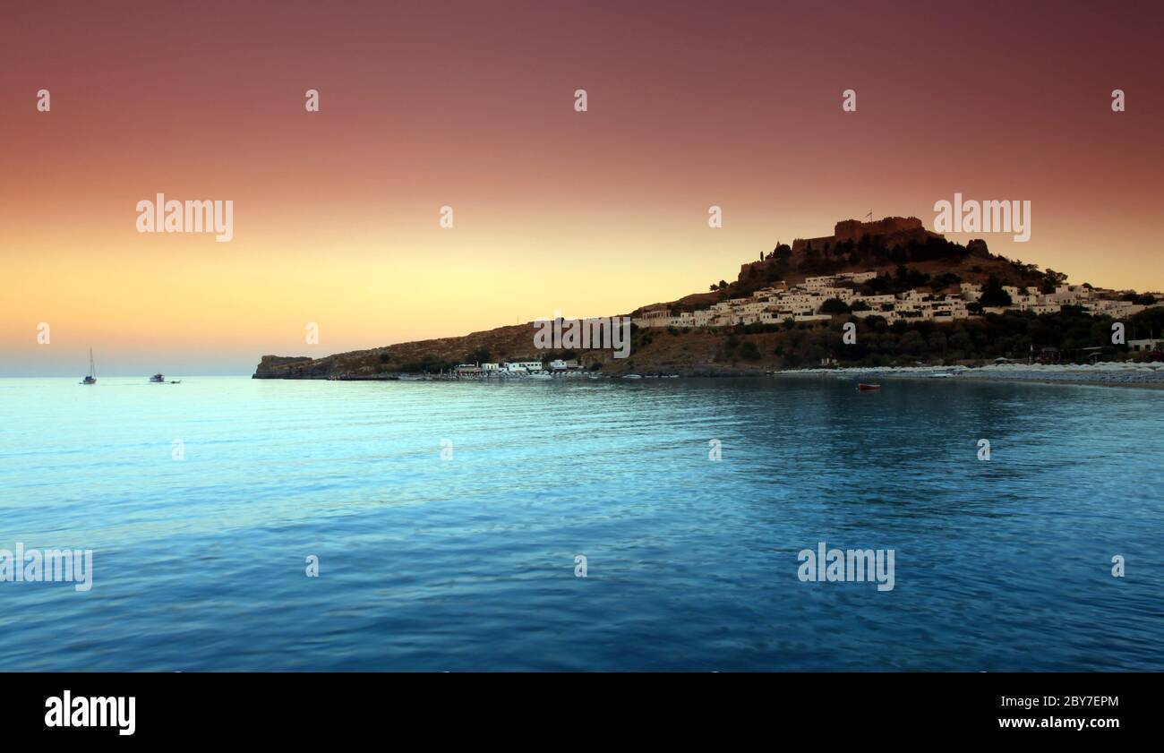Fort de lindos Banque de photographies et d’images à haute résolution ...