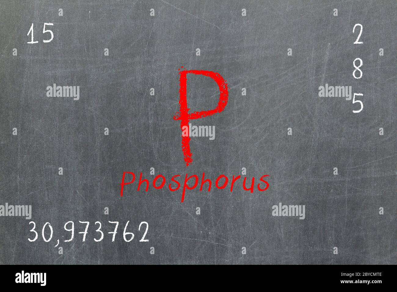 Periodic table element phosphorus Banque de photographies et d’images à ...