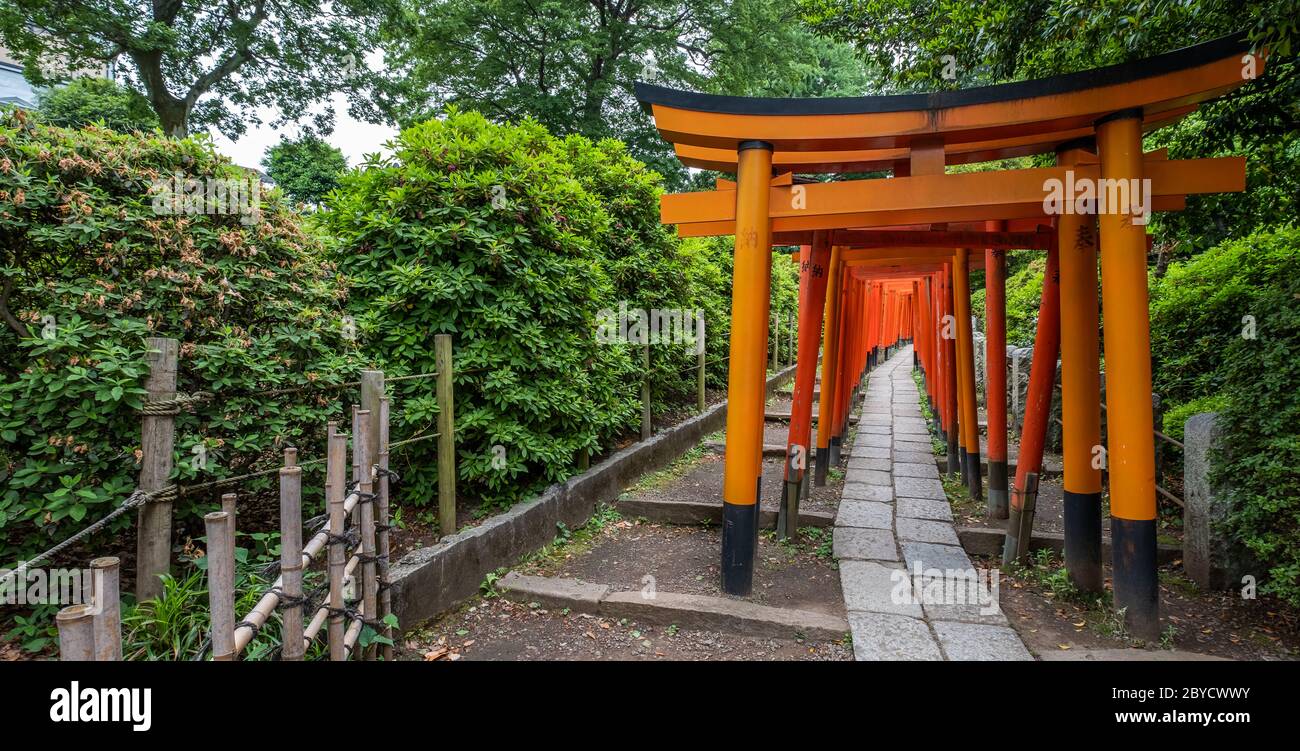 Porte shinto temple sanctuaire symbole bois Banque de photographies et ...