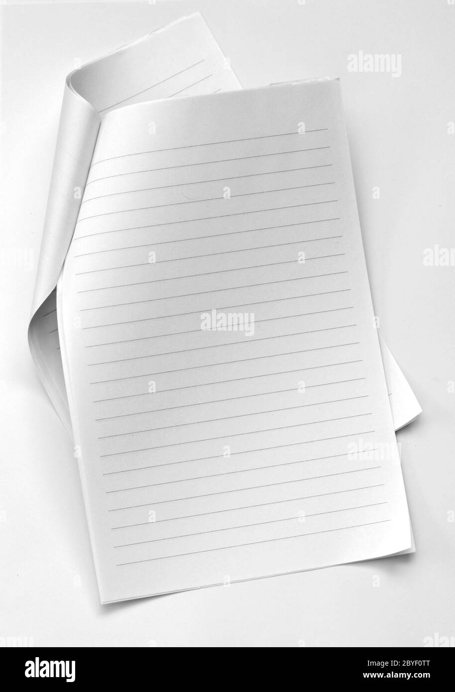 Attacher du papier Banque d'images noir et blanc - Alamy