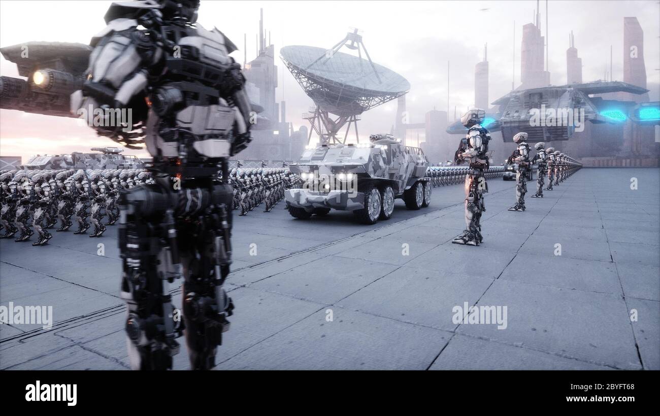 Army Futuristic Military Robots Banque d'image et photos - Alamy