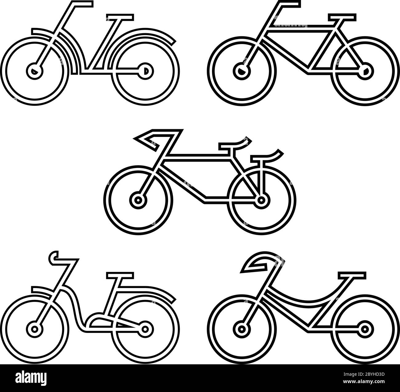 Bicycle frame vector vectors Banque de photographies et d’images à ...