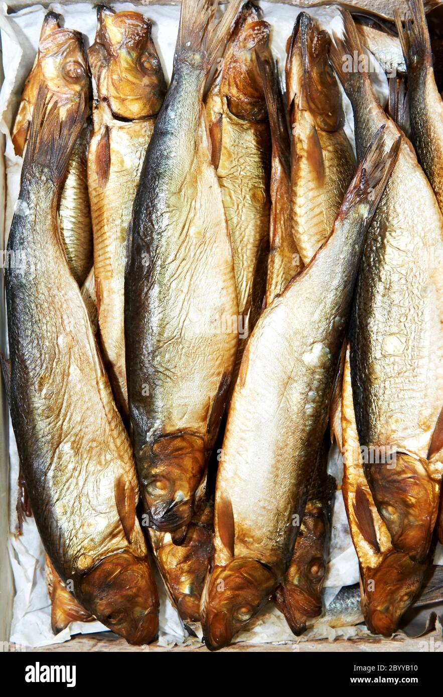 Smoked herring or bouffi bloater Banque de photographies et d’images à ...