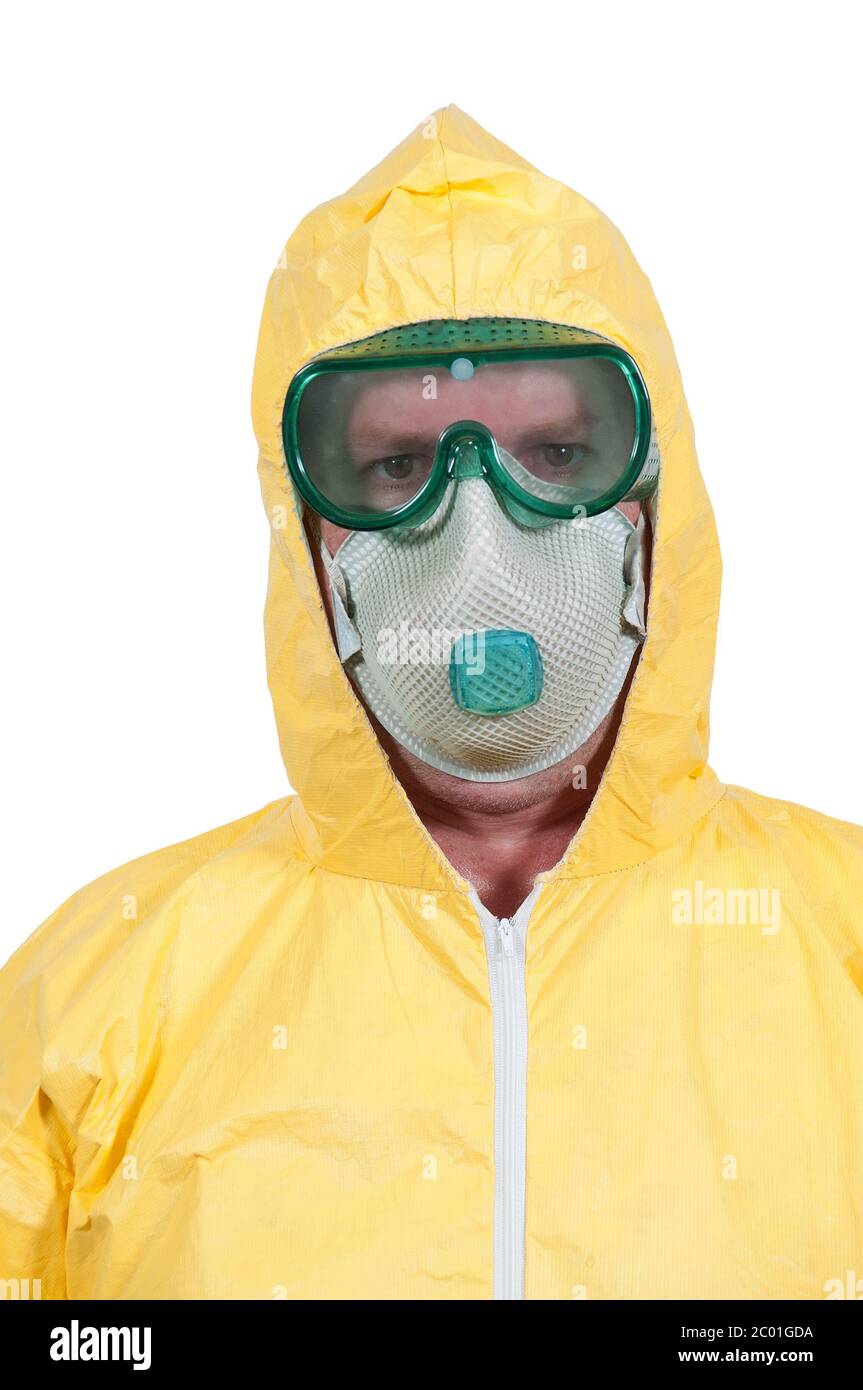 Combinaison biohazard hazmat Banque de photographies et d’images à ...