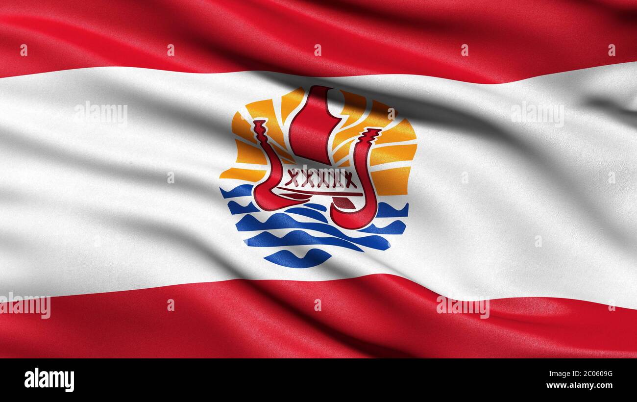 Drapeau de la polynésie française Banque de photographies et d’images à ...