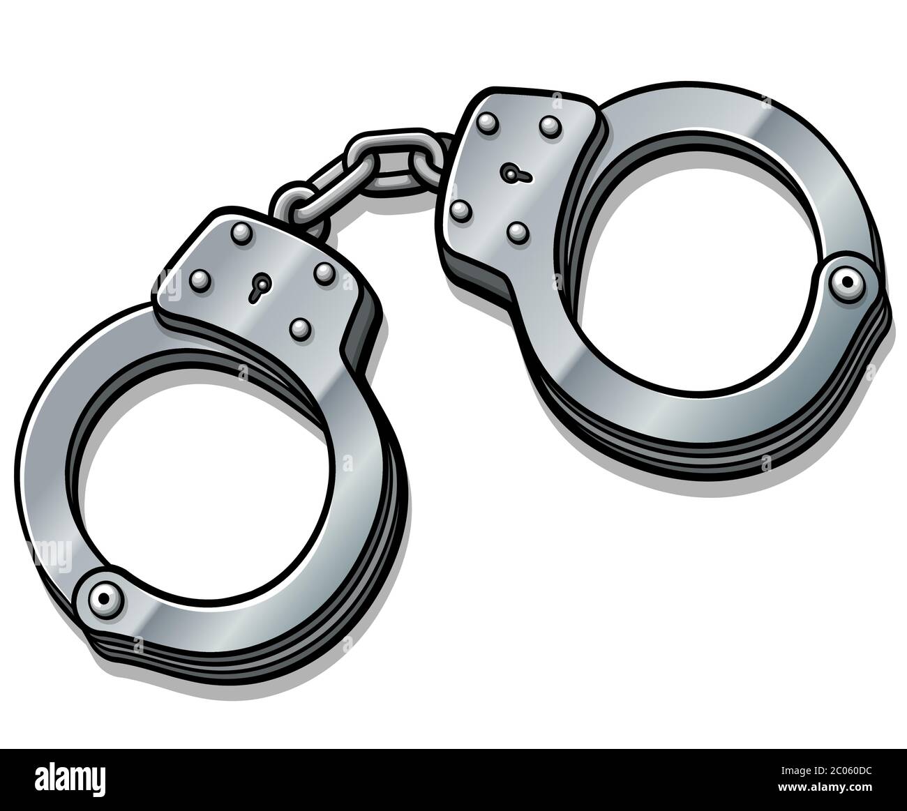 Vector illustration cartoon police Banque de photographies et d’images ...
