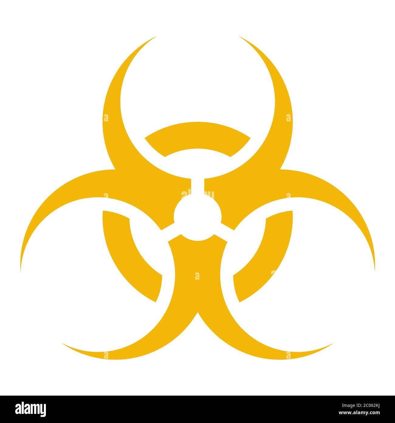 Symbole d'avertissement de danger biologique médicaments vecteur poison ...