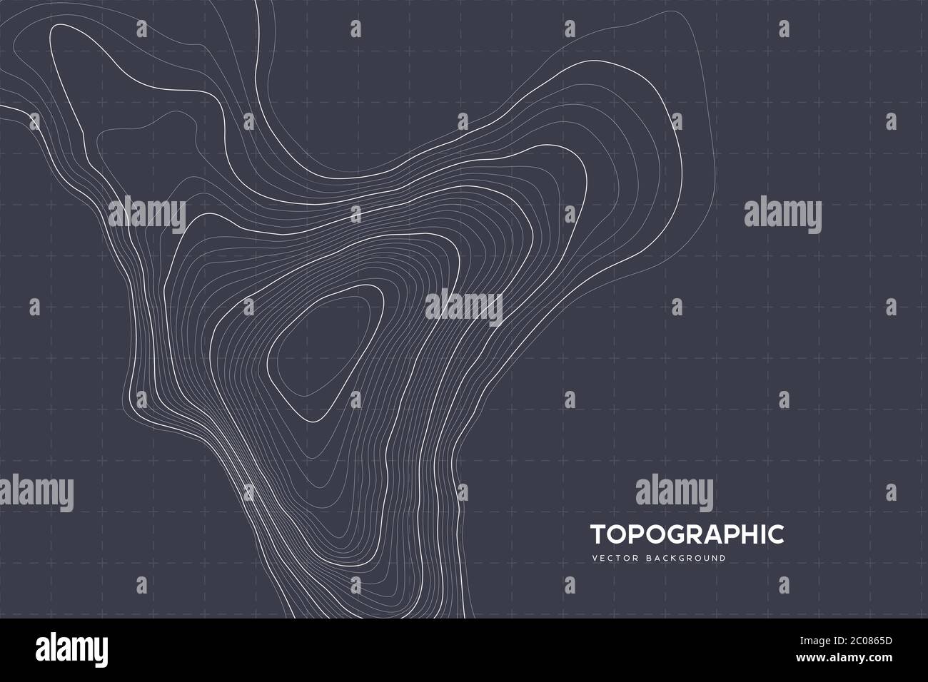 Vecteur de carte topographique Banque de photographies et d’images à ...