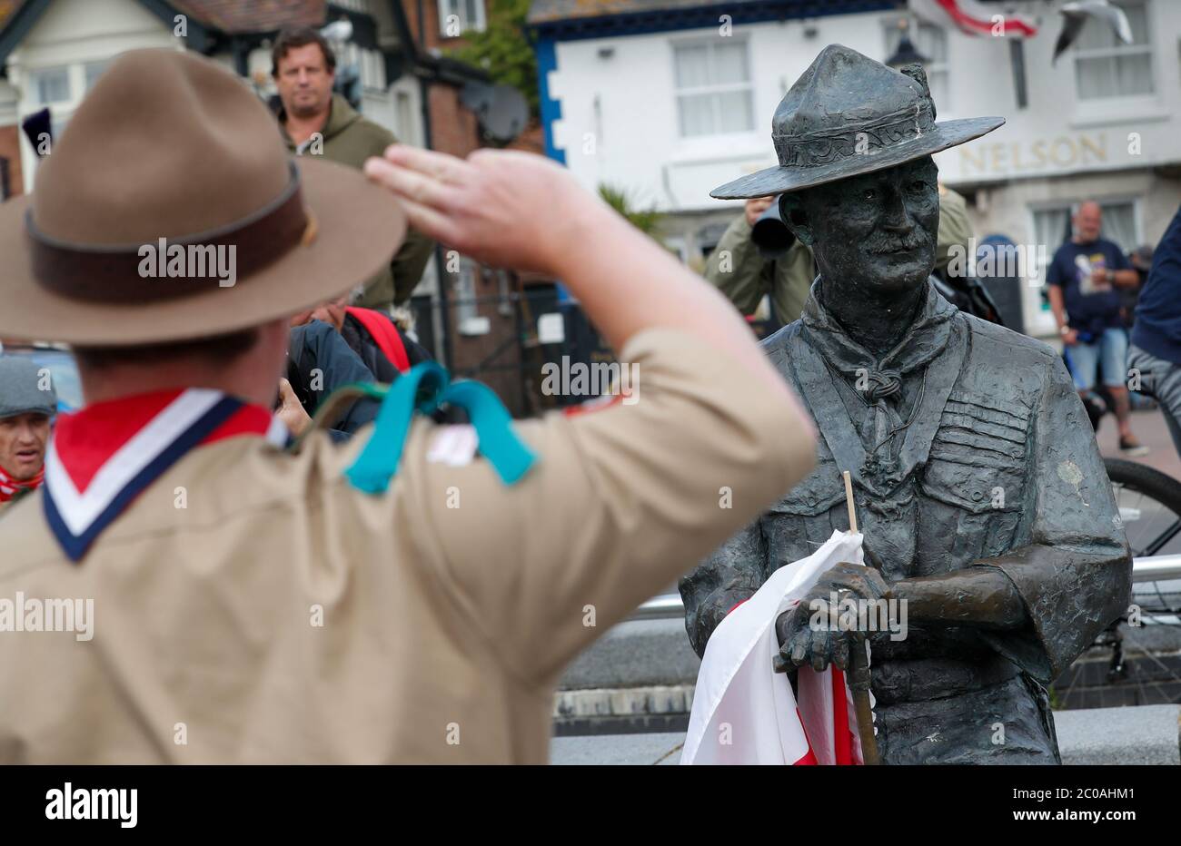 Rover scout matthew trott salue Banque de photographies et d’images à ...
