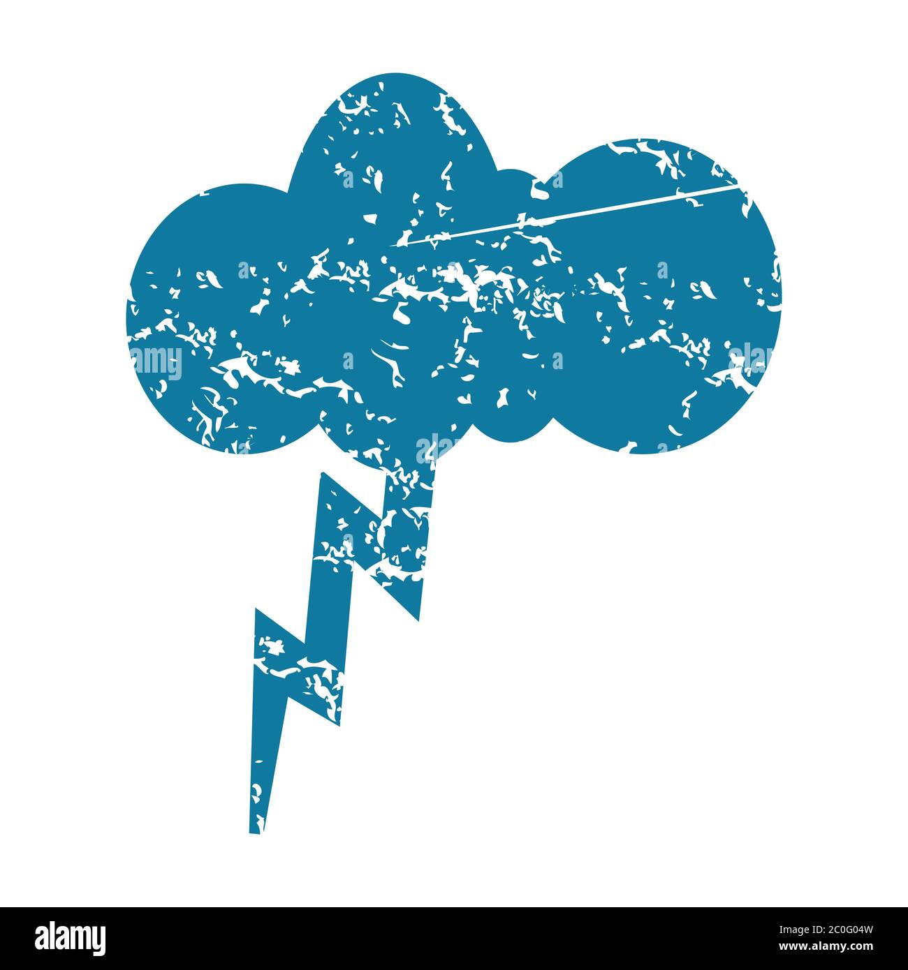 Orage symbole Banque d'images détourées - Alamy