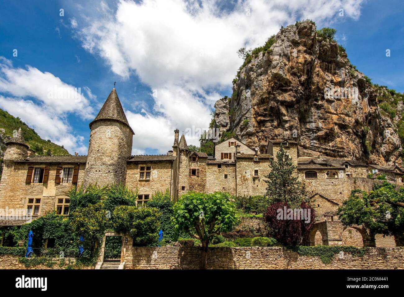 La Malène.Gorges du Tarn. Patrimoine mondial de l'UNESCO. Parc naturel ...