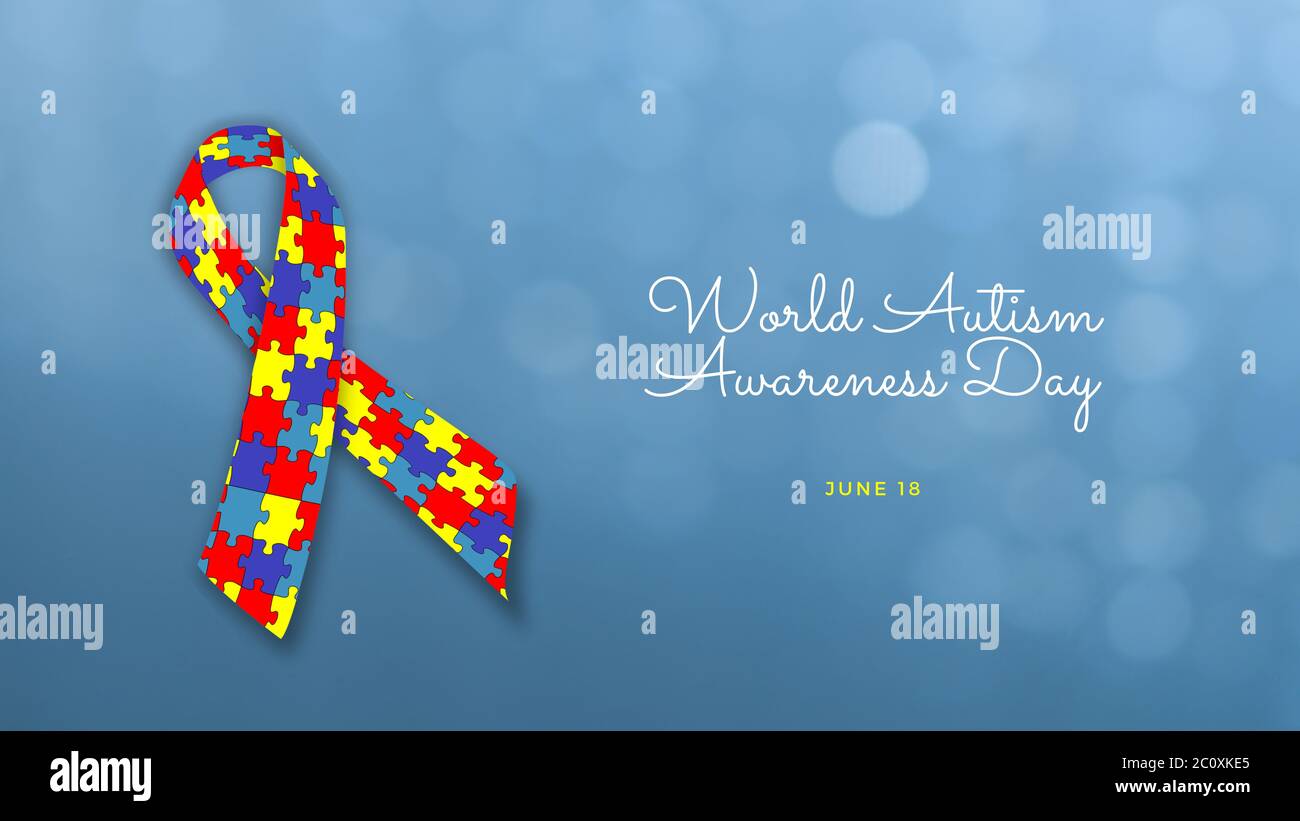 Journée mondiale de sensibilisation à l'autisme. Illustration liée à l ...