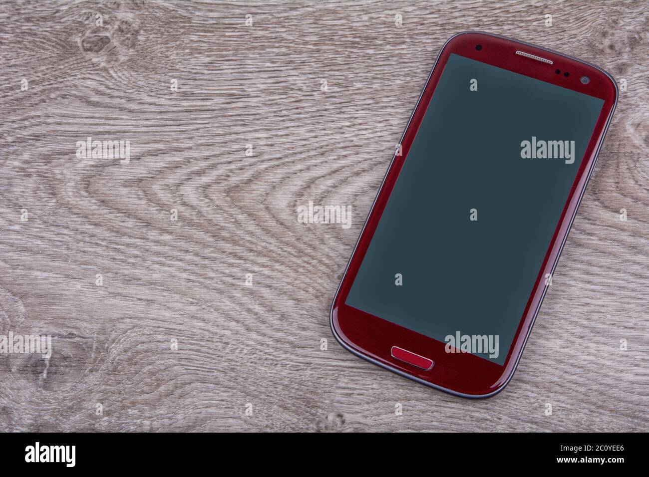 Telephone rouge sur fond noir et blanc Banque de photographies et d ...