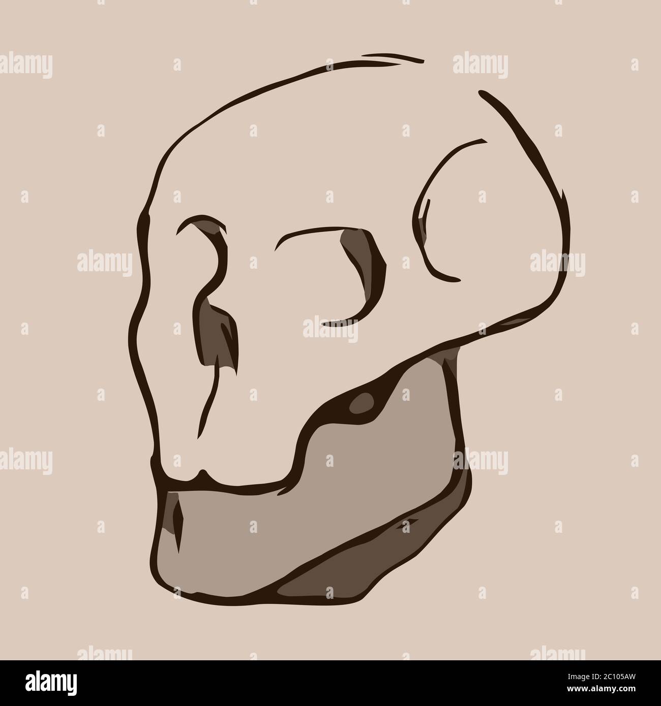 Cartoon skull Banque de photographies et d’images à haute résolution ...