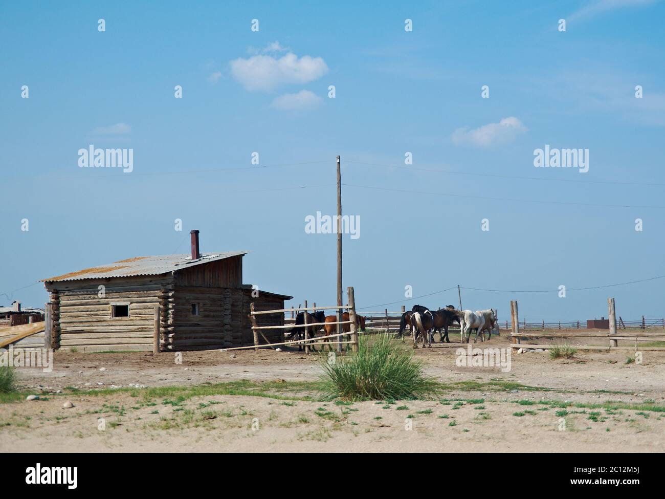 Buryat village Banque de photographies et d’images à haute résolution ...