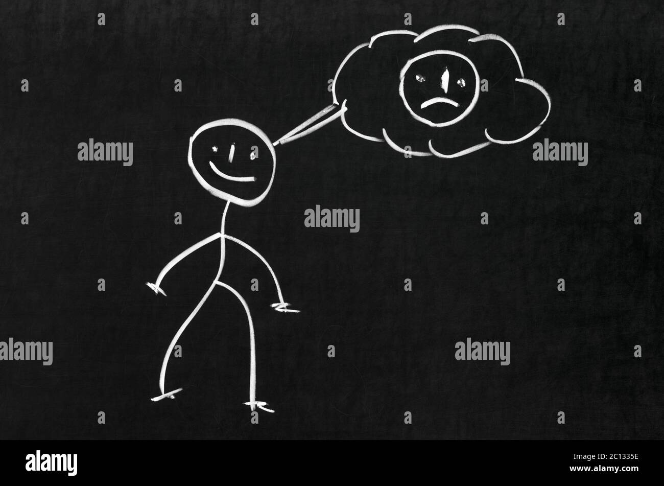 Triste sombre Banque de photographies et d’images à haute résolution ...