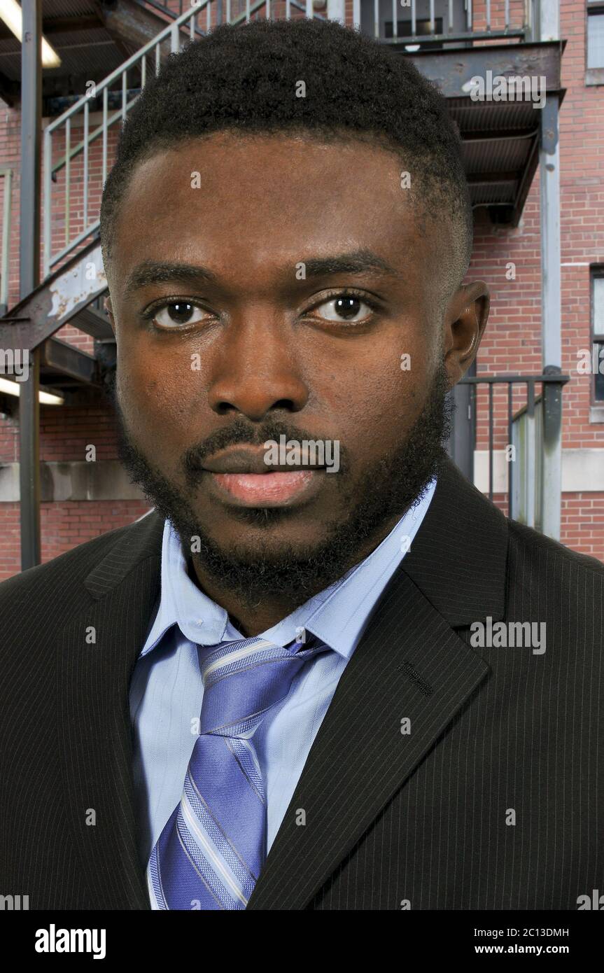 Homme noir d'affaire Banque de photographies et d’images à haute résolution - Alamy