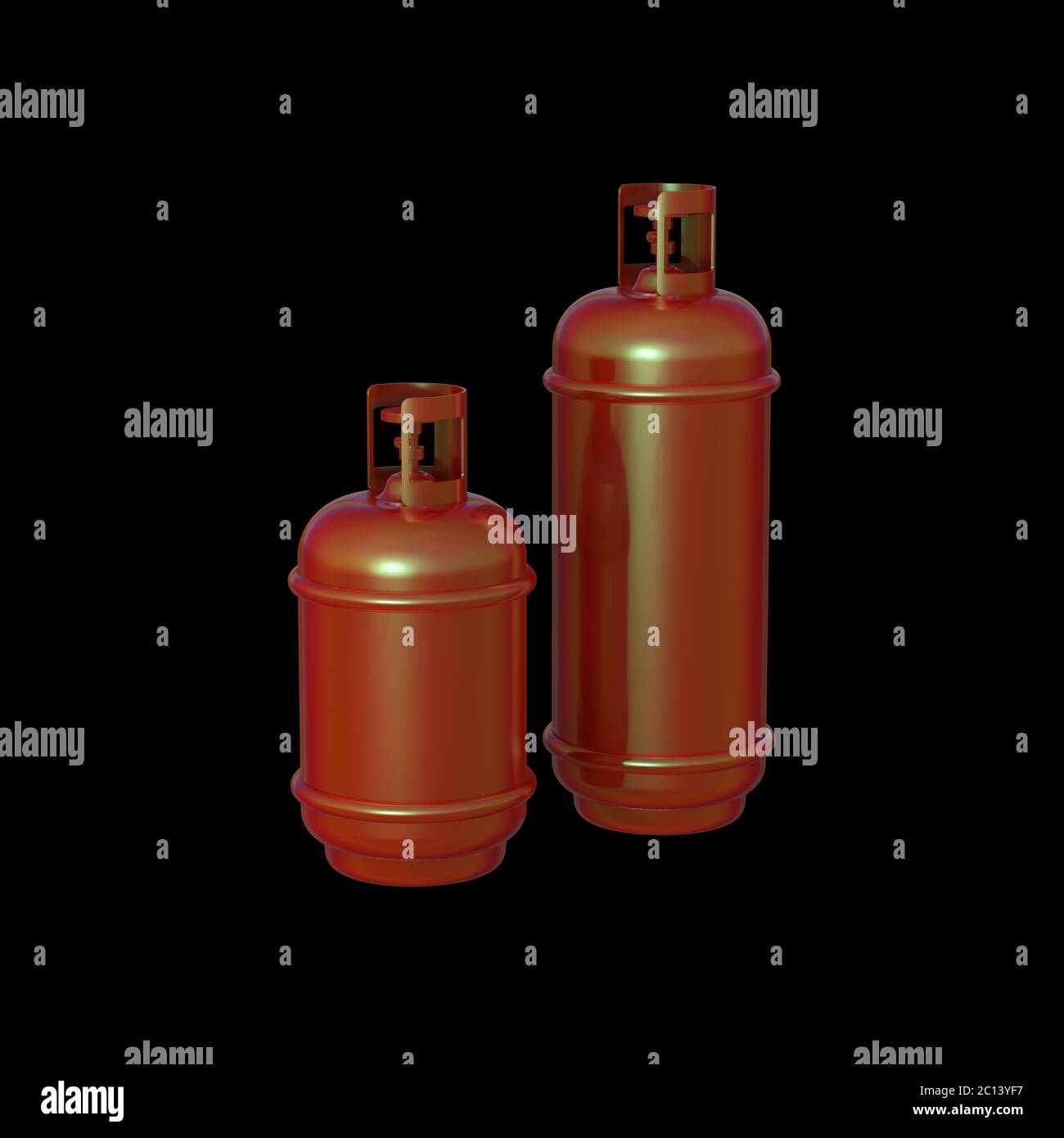 Bouteille de stockage de gaz Banque de photographies et d’images à ...