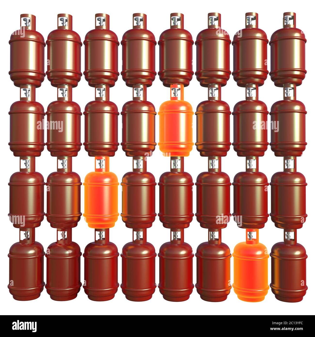 Bouteilles de gaz propane Banque de photographies et d’images à haute ...