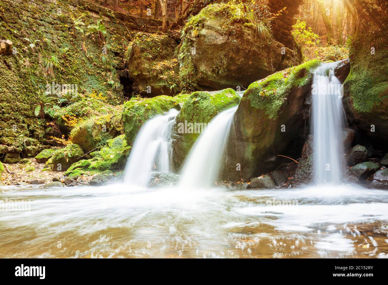 Waterfall mullerthal luxembourg Banque de photographies et d’images à ...