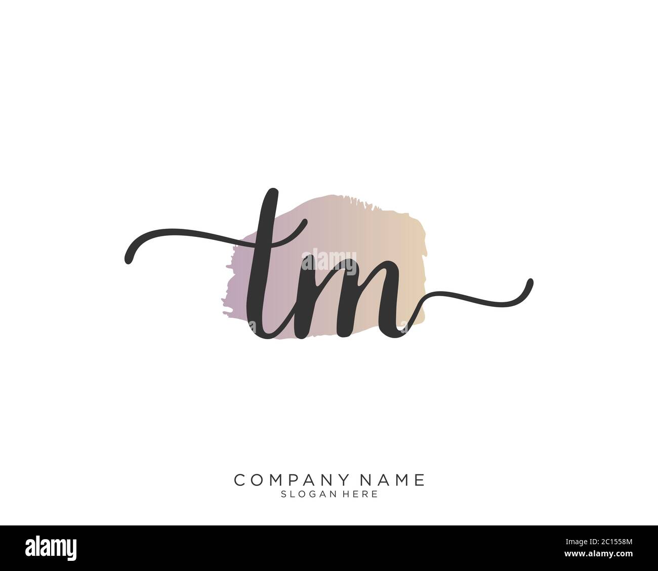 Logo initiales tm Banque de photographies et d’images à haute ...