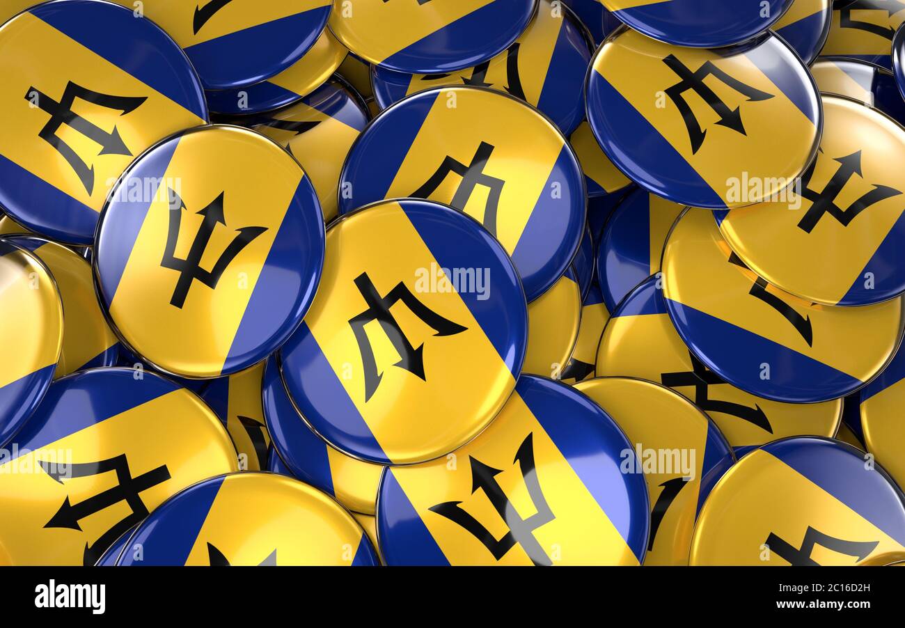 Drapeau barbadien Banque de photographies et d’images à haute ...