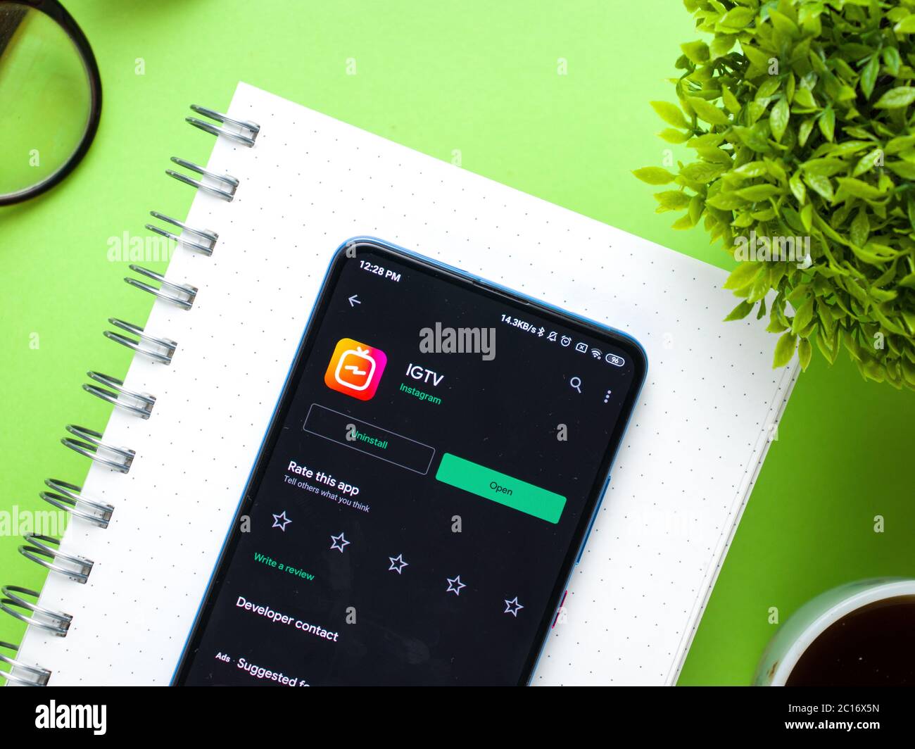 Assam, inde - 23 mai 2020 : application IGTV d'instagram pour partager ...