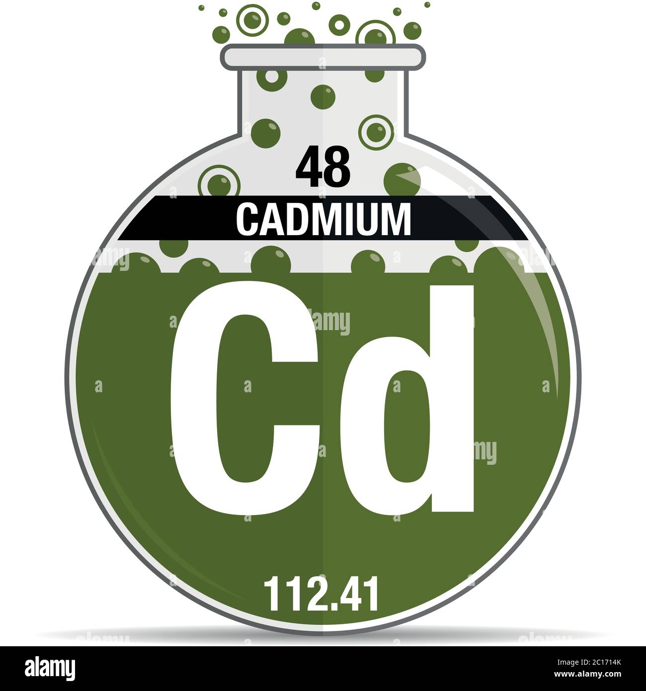 Cadmium atomic structure Banque de photographies et d’images à haute ...