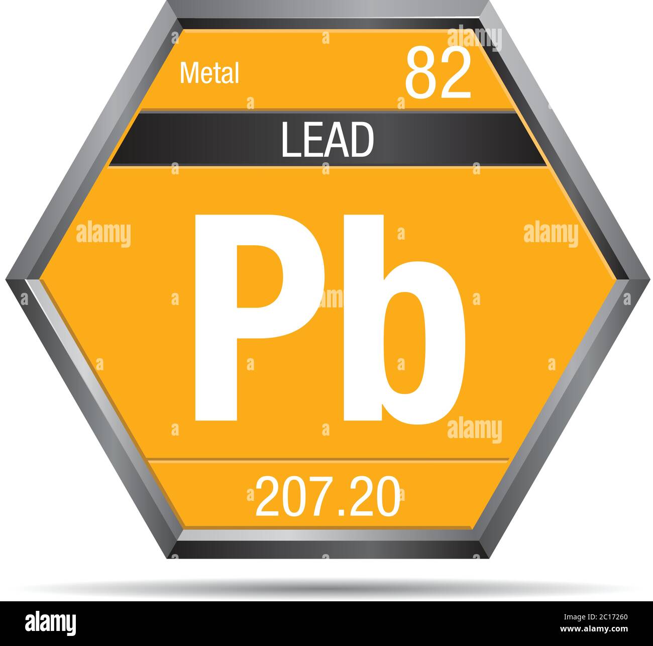 Plomb atomic structure Banque d'images vectorielles - Alamy