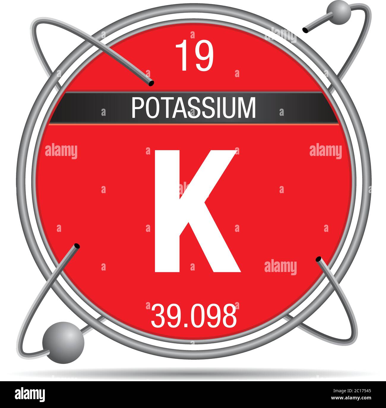 Potassium chemical element periodic table Banque de photographies et d ...