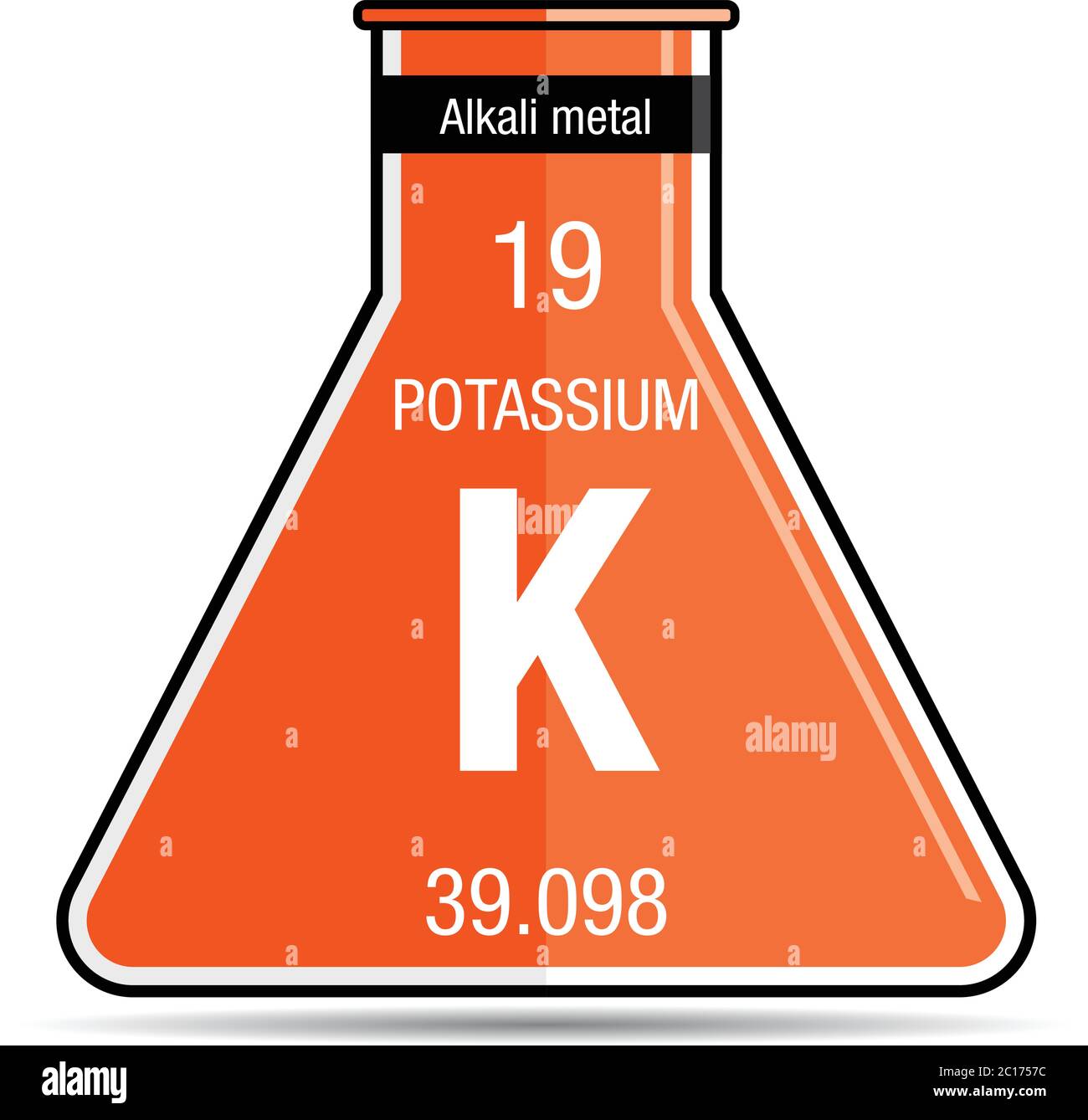 Potassium chemical element periodic table Banque de photographies et d ...