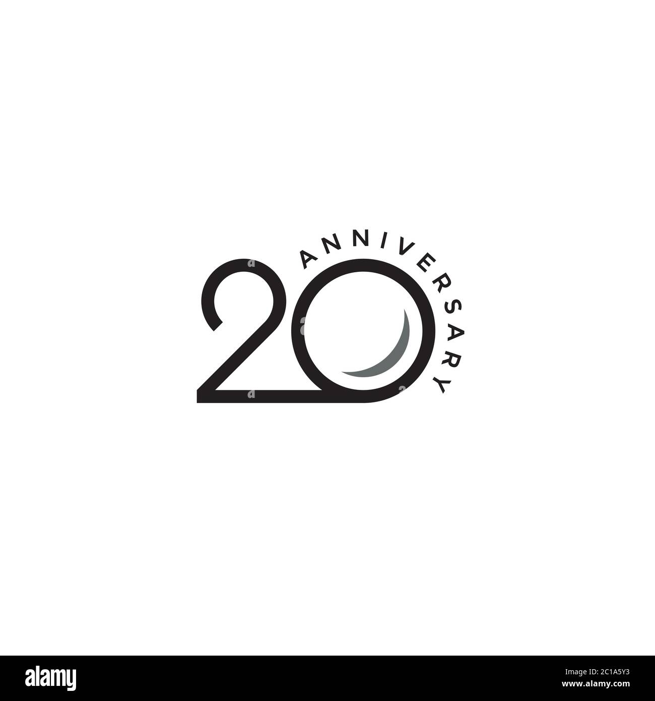 Logo du 20e anniversaire Banque de photographies et d’images à haute résolution - Alamy