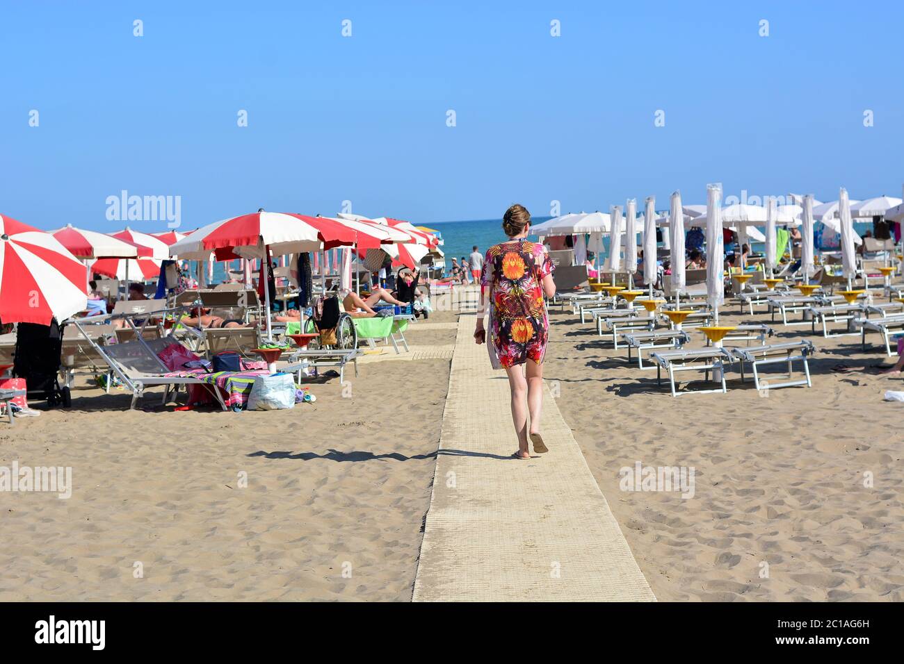 Pesaro beach Banque d'image et photos - Alamy