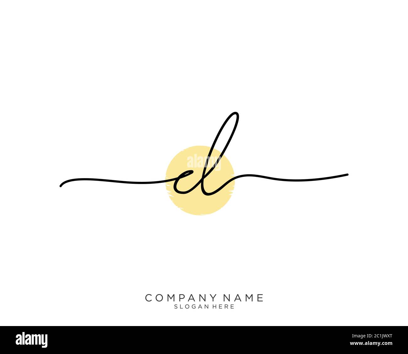 Logo lettre cl Banque d'images vectorielles - Alamy