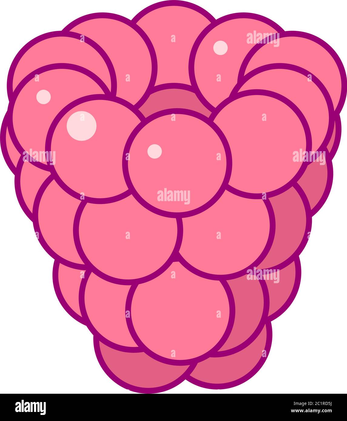 Framboise clipart Banque d'images vectorielles - Alamy