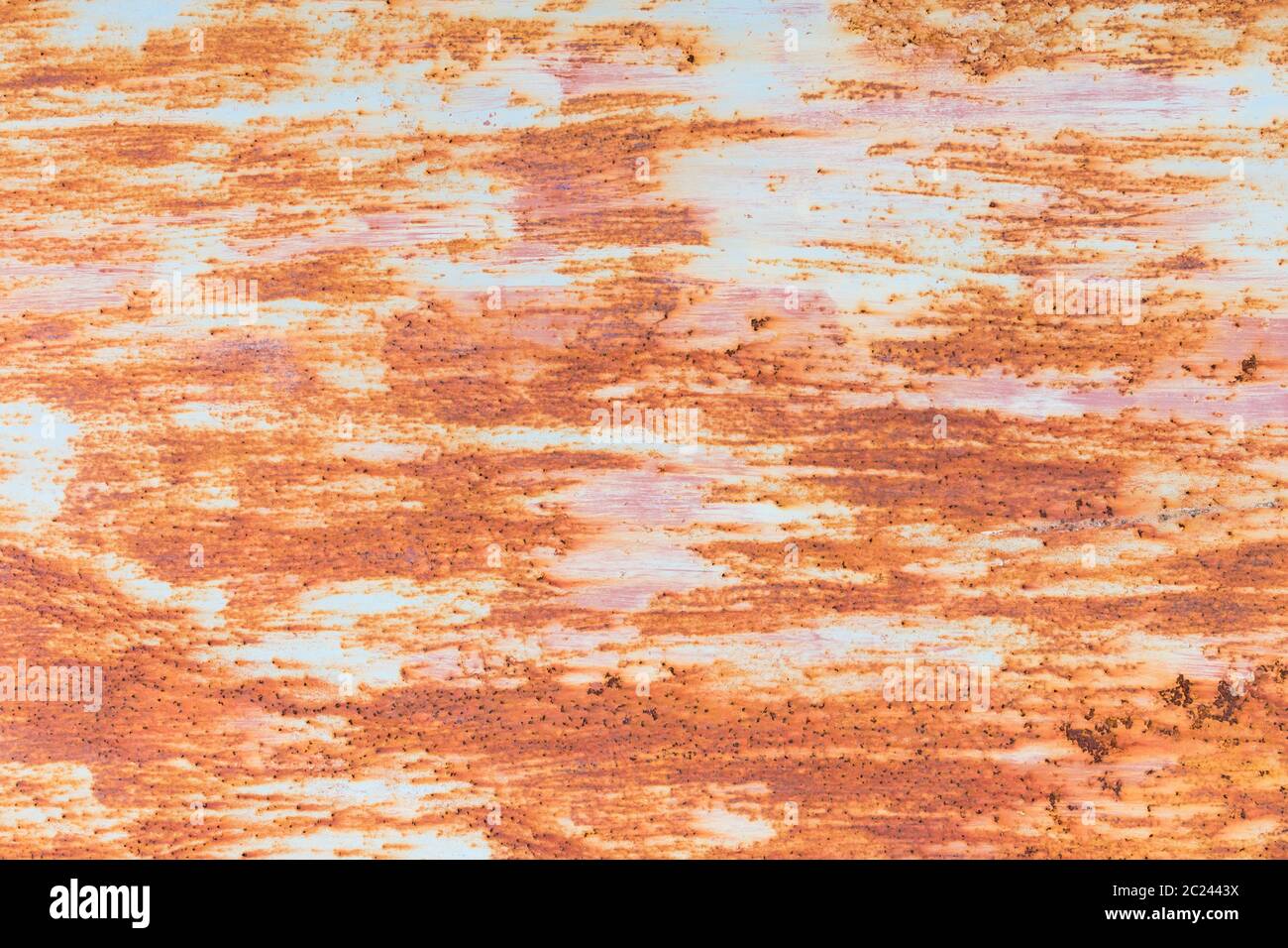 La rouille du fer avec la texture de fond de la corrosion, de vieux ...