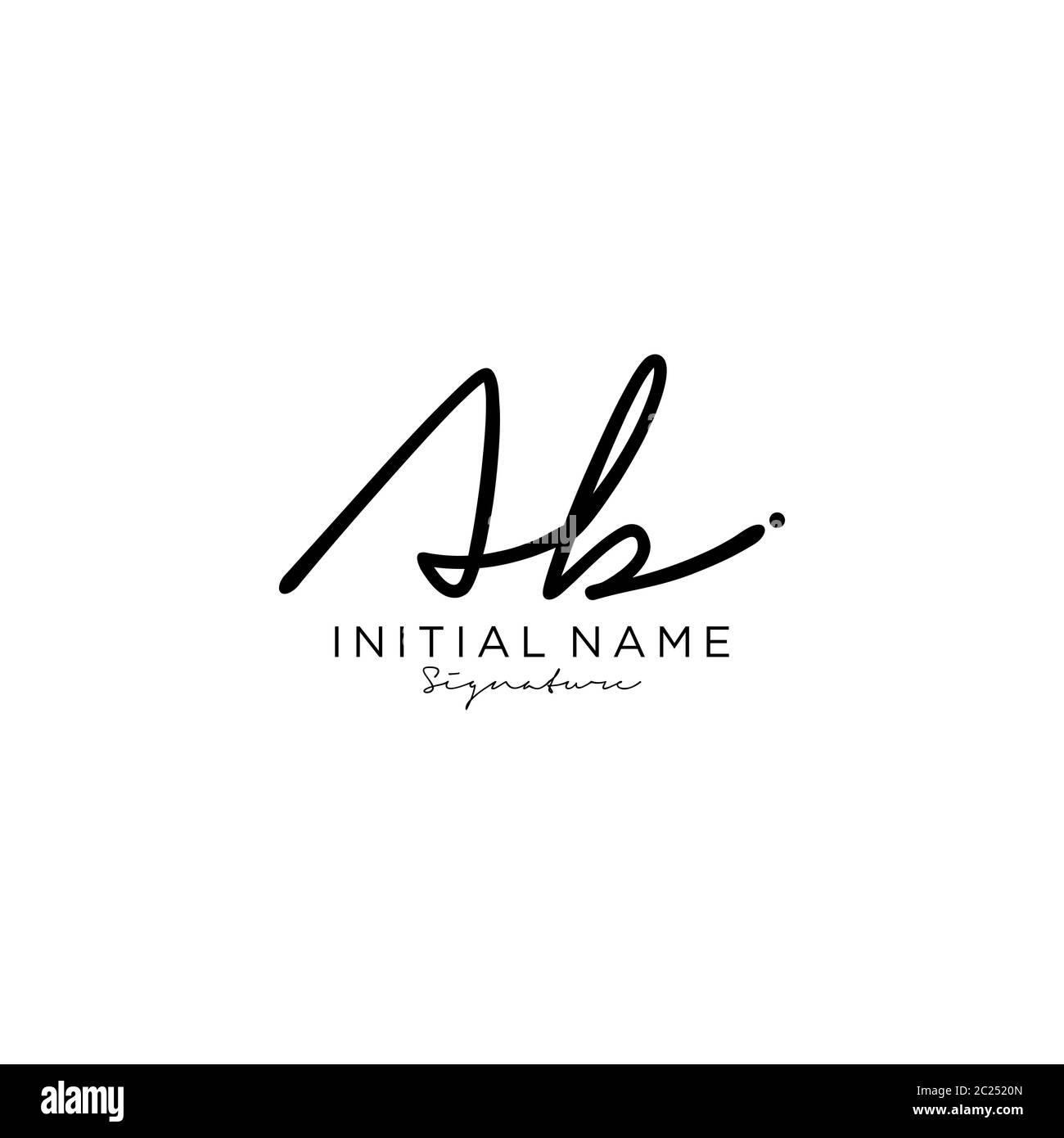 Ab signature Banque de photographies et d’images à haute résolution - Alamy