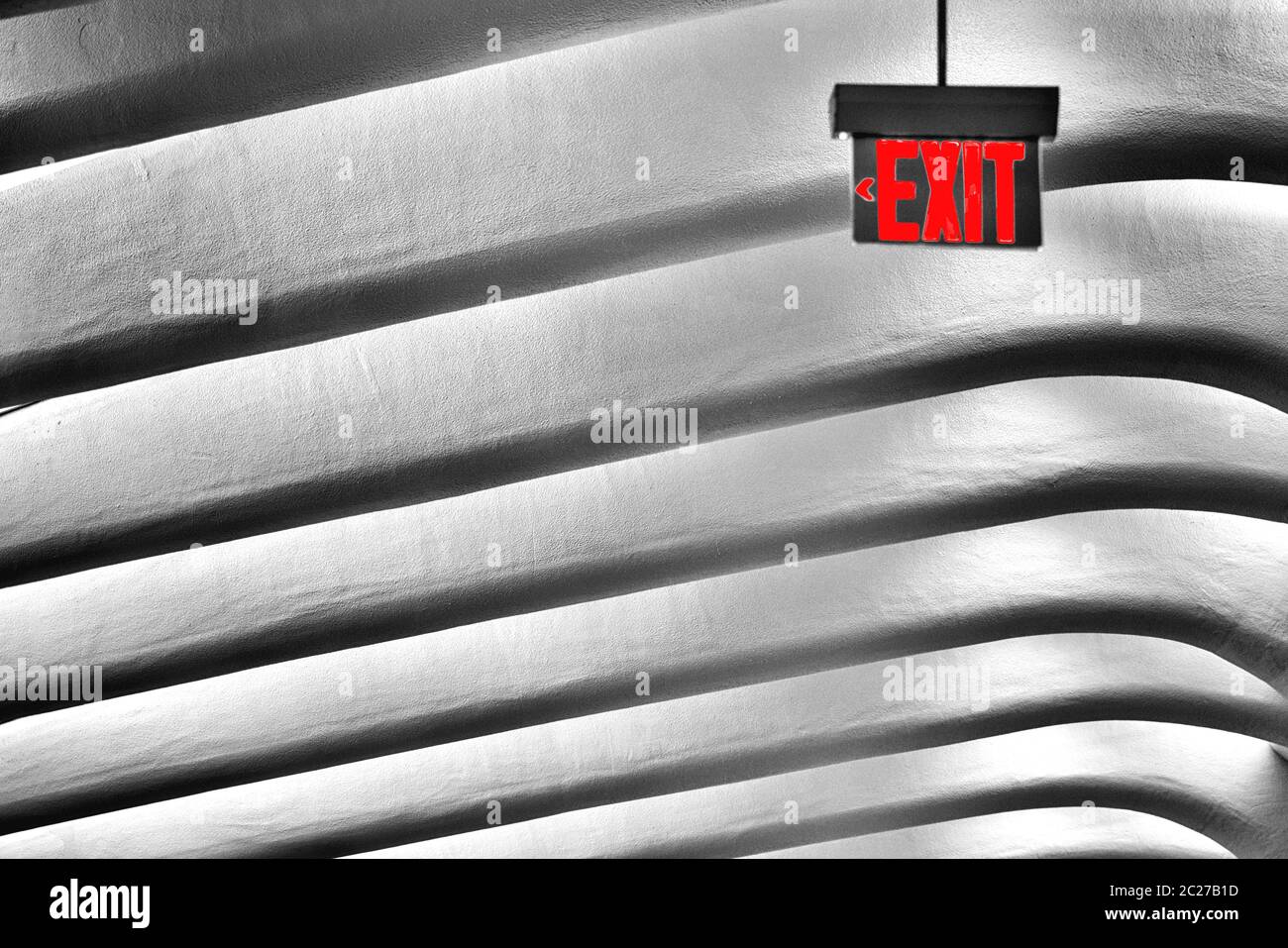 Panneau de signalisation de sortie Banque de photographies et d’images ...