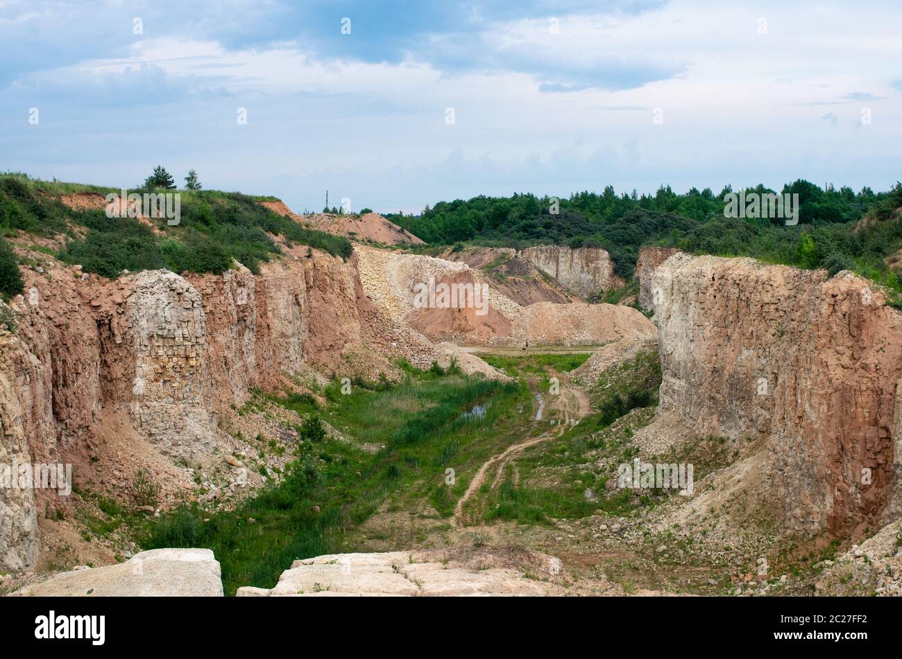 Calcaire argilo calcaire Banque de photographies et d’images à haute ...