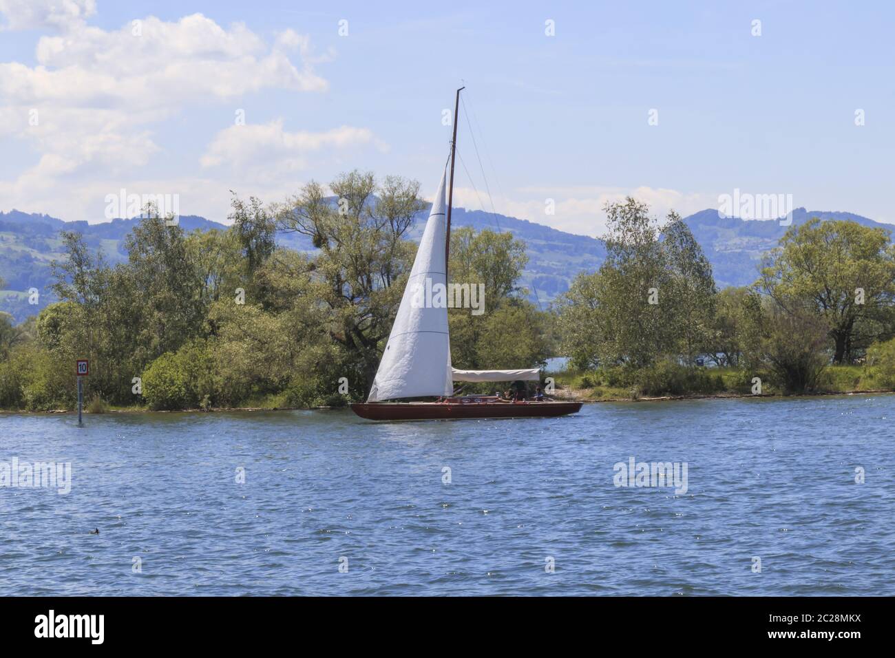 Voilier sur le lac de constance Banque de photographies et d’images à ...